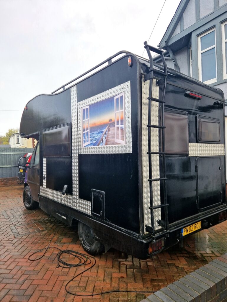 Meet Freddy the Black and Purple Eccentric Motorhome. | Quirky Campers