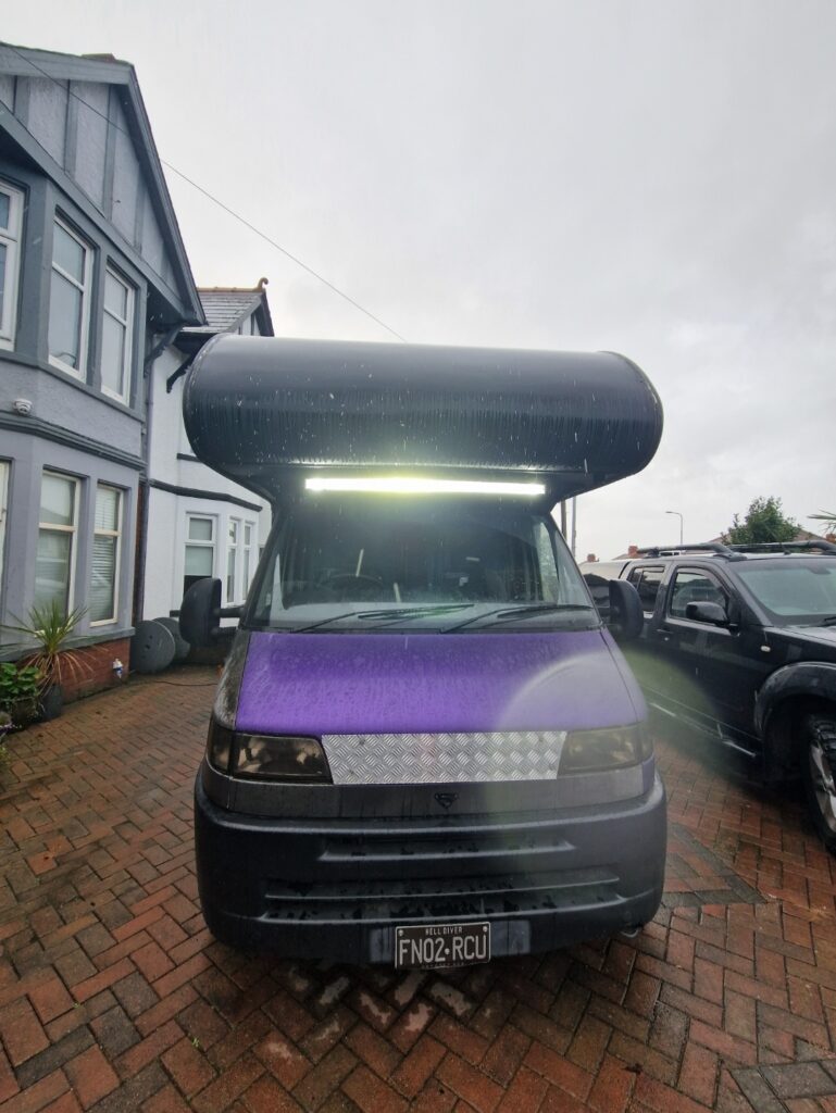 Meet Freddy the Black and Purple Eccentric Motorhome. | Quirky Campers