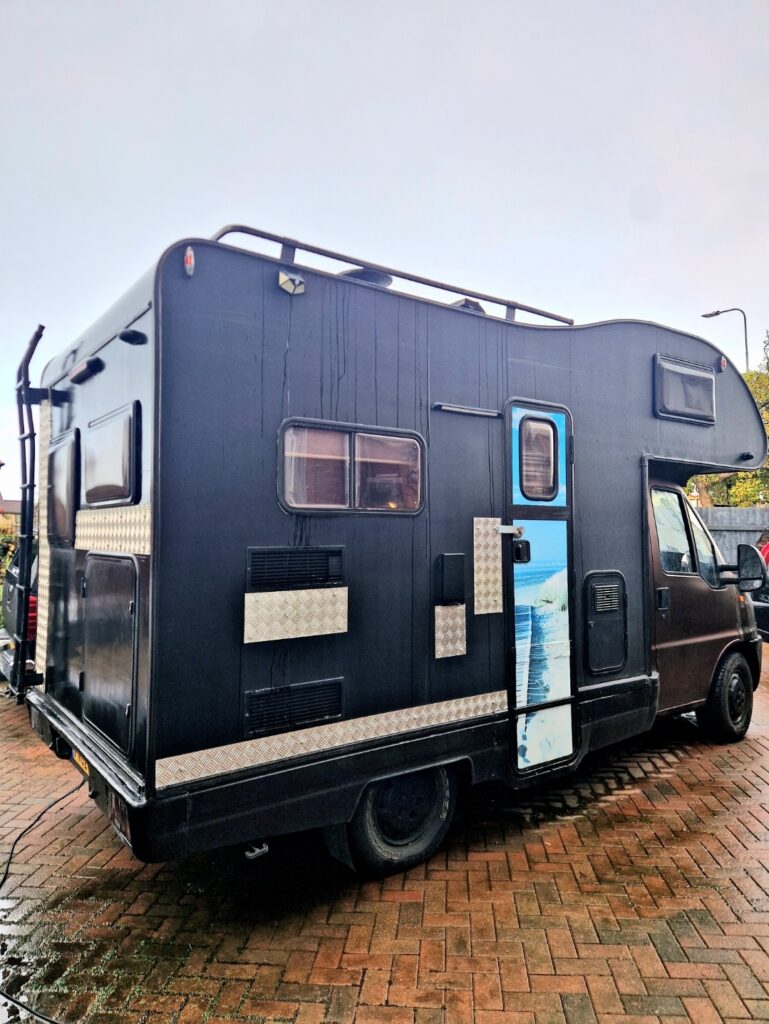Meet Freddy the Black and Purple Eccentric Motorhome. | Quirky Campers