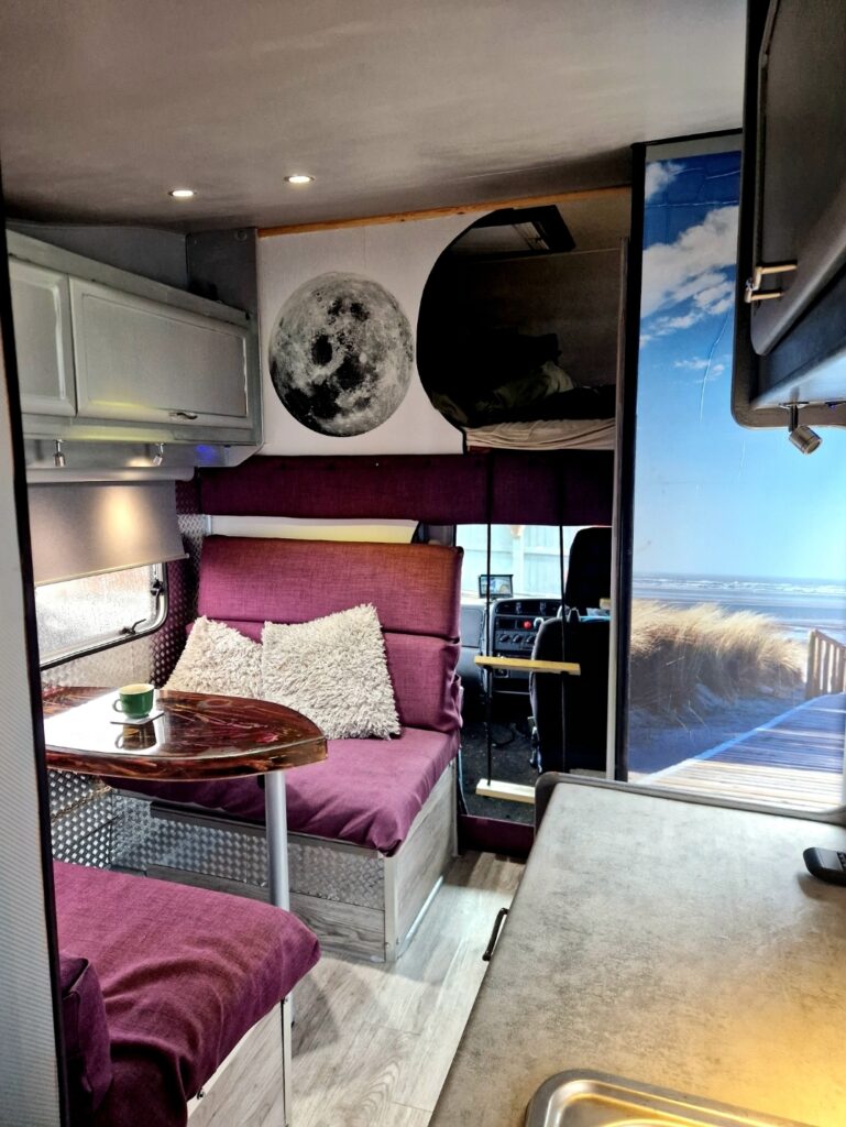 Meet Freddy the Black and Purple Eccentric Motorhome. | Quirky Campers
