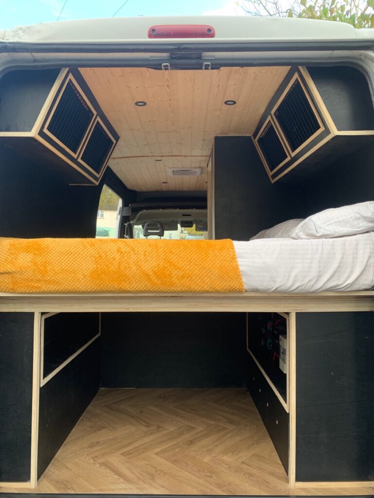 Fiat Ducato Campervan Shower Room Off Grid | Quirky Campers