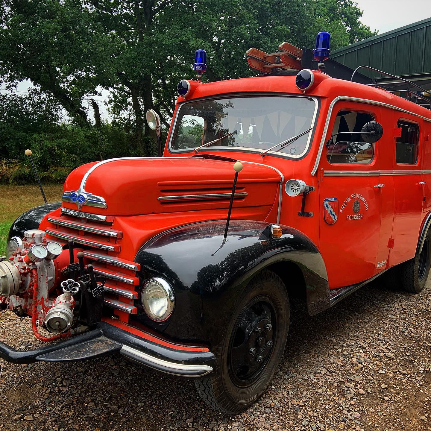Converted 1954 German FK3000 Fire Engine | Quirky Campers