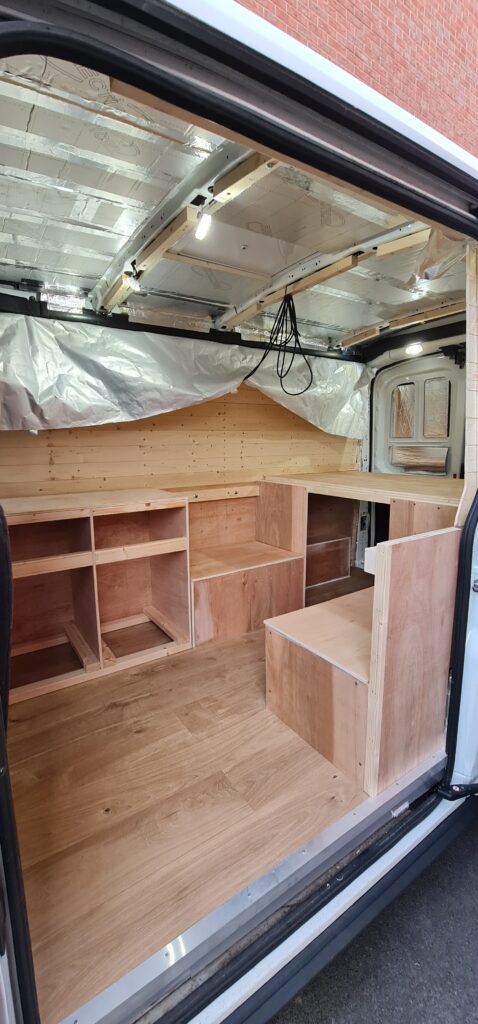 Transit L2 H2 Self-Build | Quirky Campers