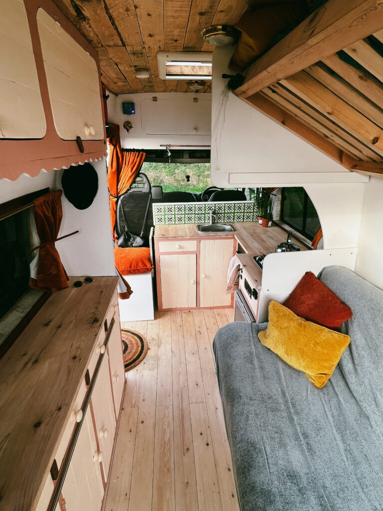 Peaches - Gorgeous Off grid, 3 Berth, Extra High Top Camper. £26000 ONO ...
