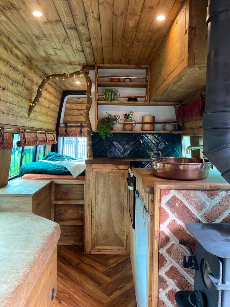 Adventure in Luxury - Stunning Ford Transit - Log Cabin Camper | Quirky ...