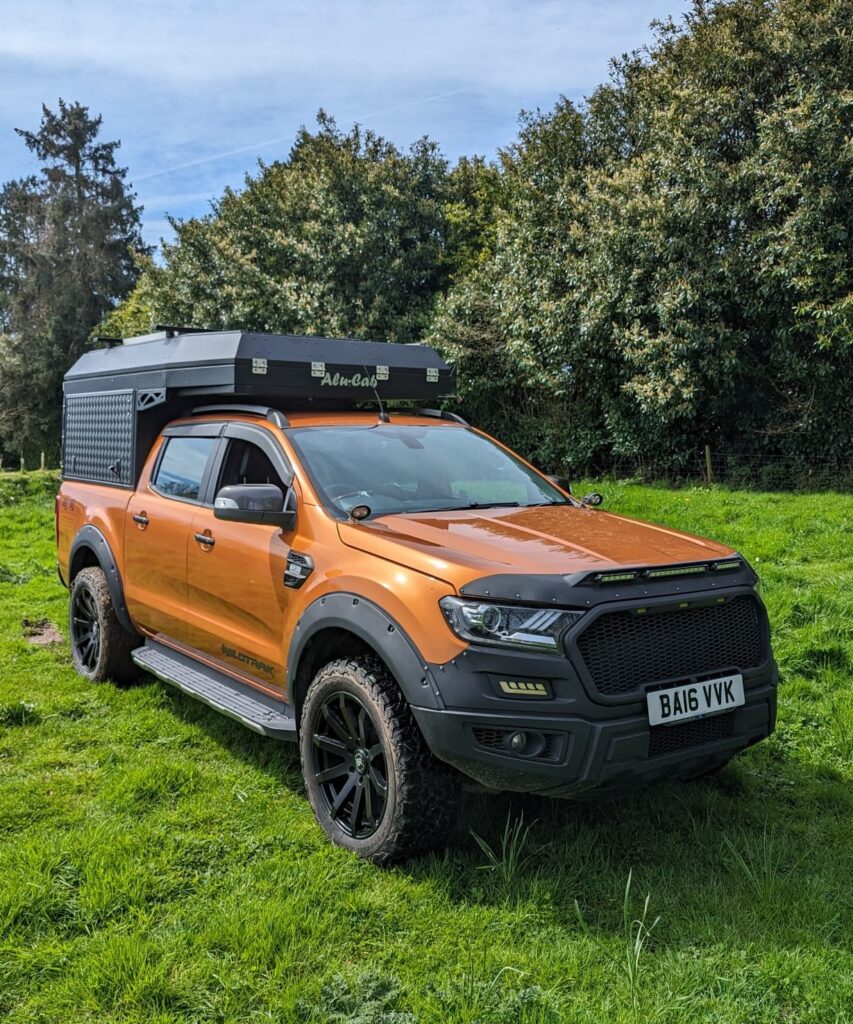 Ford Ranger Pickup with Alu-Cab Adventure Canopy | Quirky Campers