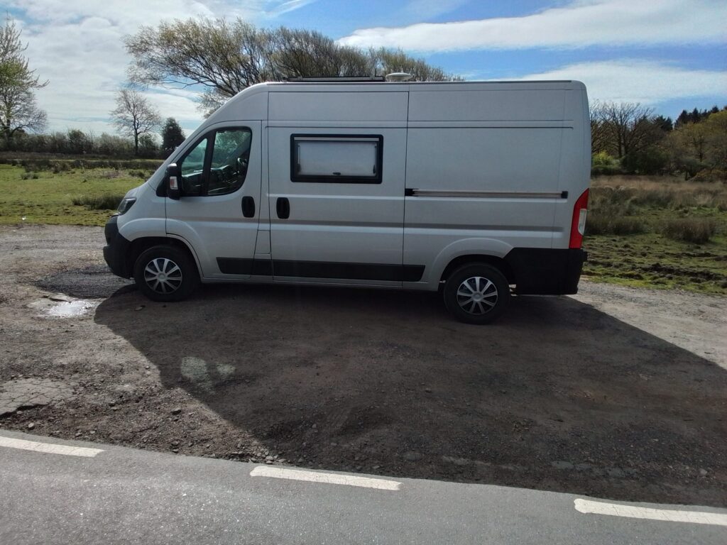 Peugeot boxer camper van 11k miles silver | Quirky Campers