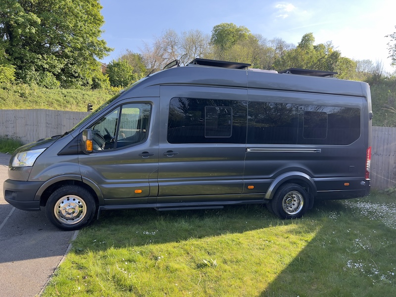 Newly Reduced! Professionally Converted XLWB Ford Transit Off-grid 3.5T ...