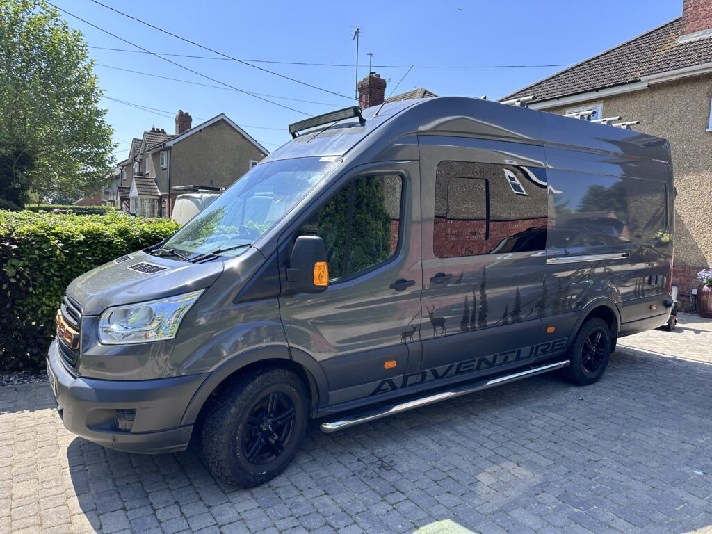 Ford Transit Mk8 2017 L4H3 grey campervan XLWB Ulez | Quirky Campers