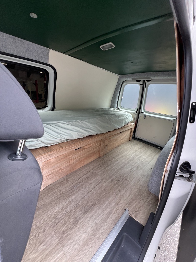 Great VW Caddy Maxi which is partially converted. | Quirky Campers