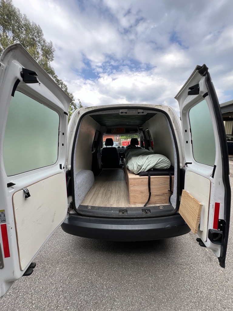 Great VW Caddy Maxi which is partially converted. | Quirky Campers