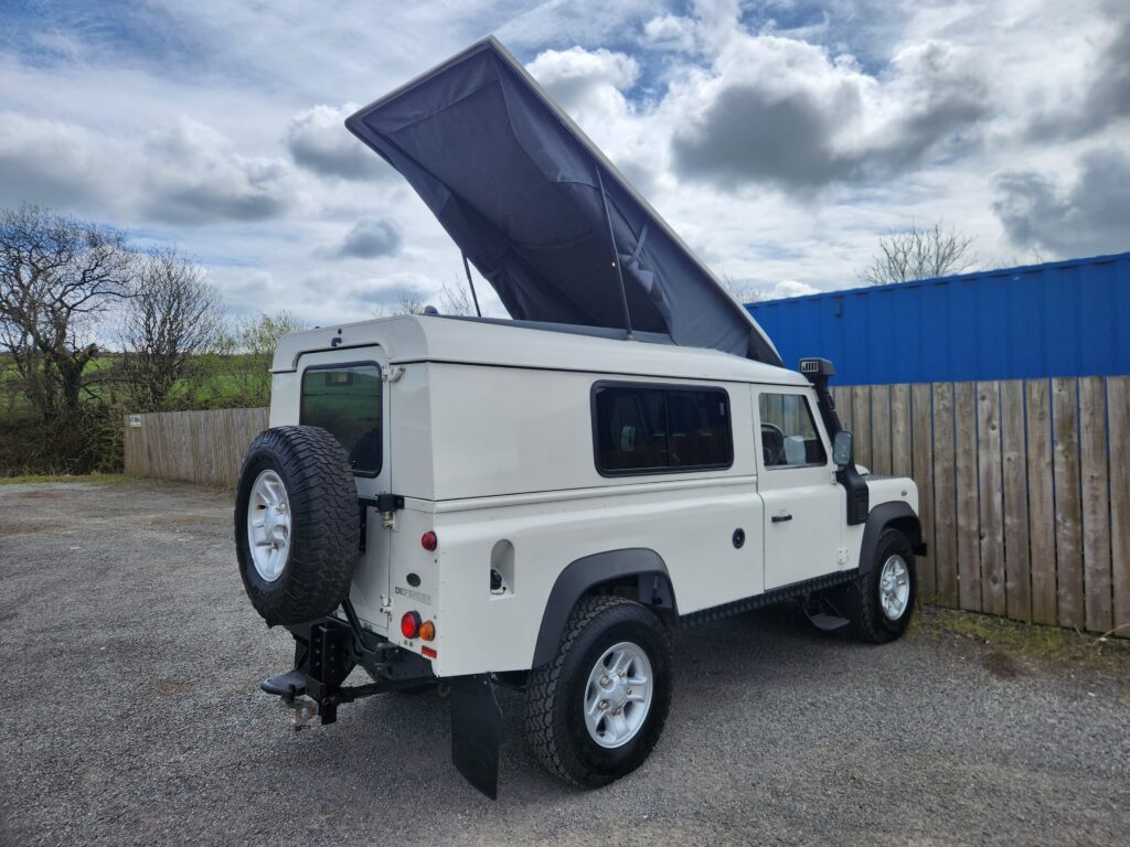 Land Rover Defender 2.4 TDCi 110 Campervan - Off Grid Solar - Victron ...