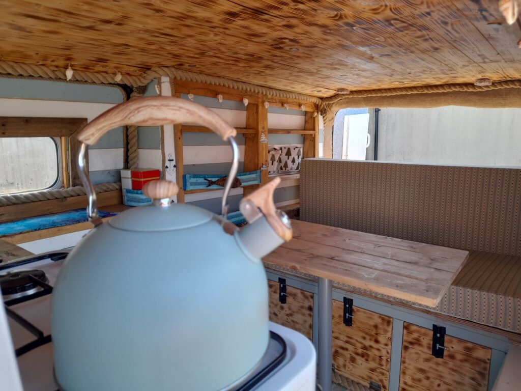 Beautiful Coastal Themed Off Grid Mini Camper | Quirky Campers
