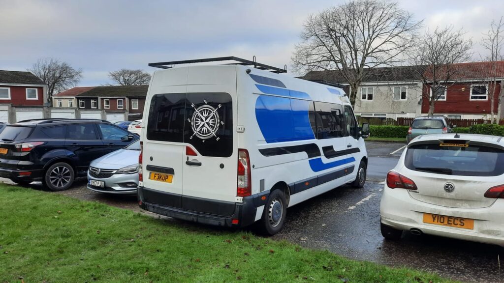 "Saoirse" (freedom) 2 berth fixed bed Campervan, Large Garage | Quirky ...
