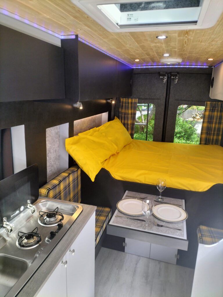 Stunning brand new top spec lwb high top transit conversion | Quirky ...