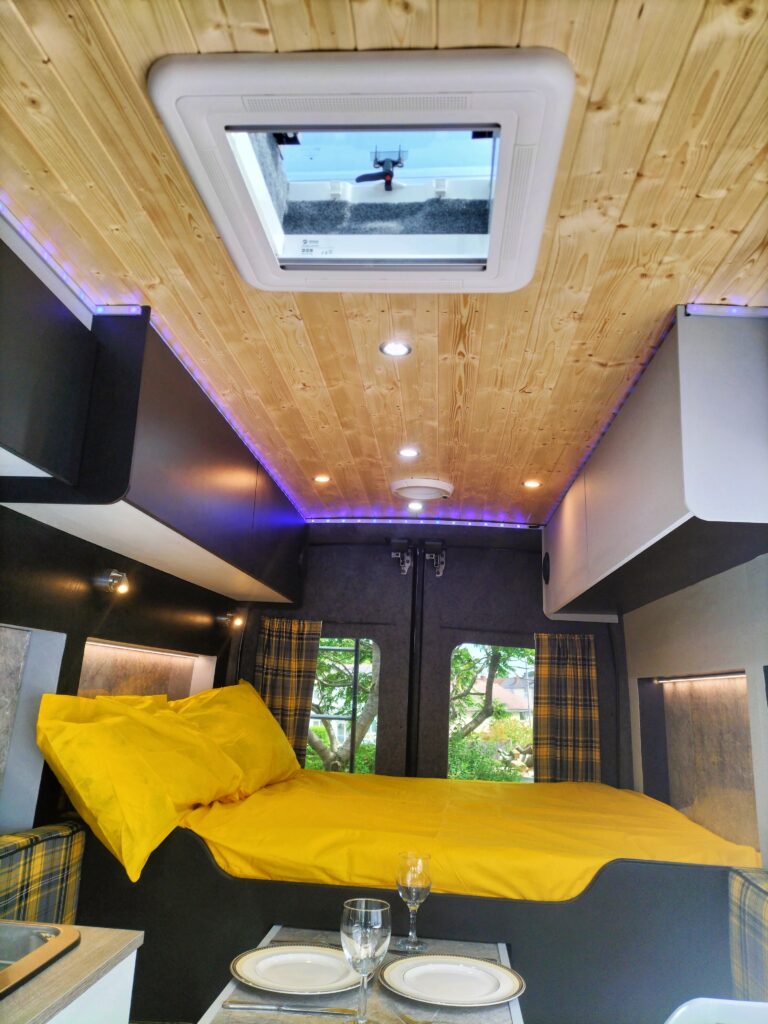Stunning brand new top spec lwb high top transit conversion | Quirky ...