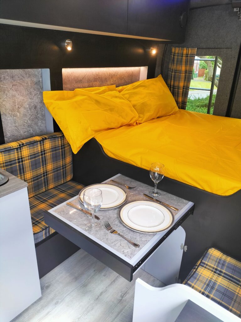 Stunning brand new top spec lwb high top transit conversion | Quirky ...