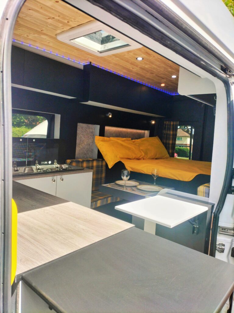 Stunning brand new top spec lwb high top transit conversion | Quirky ...