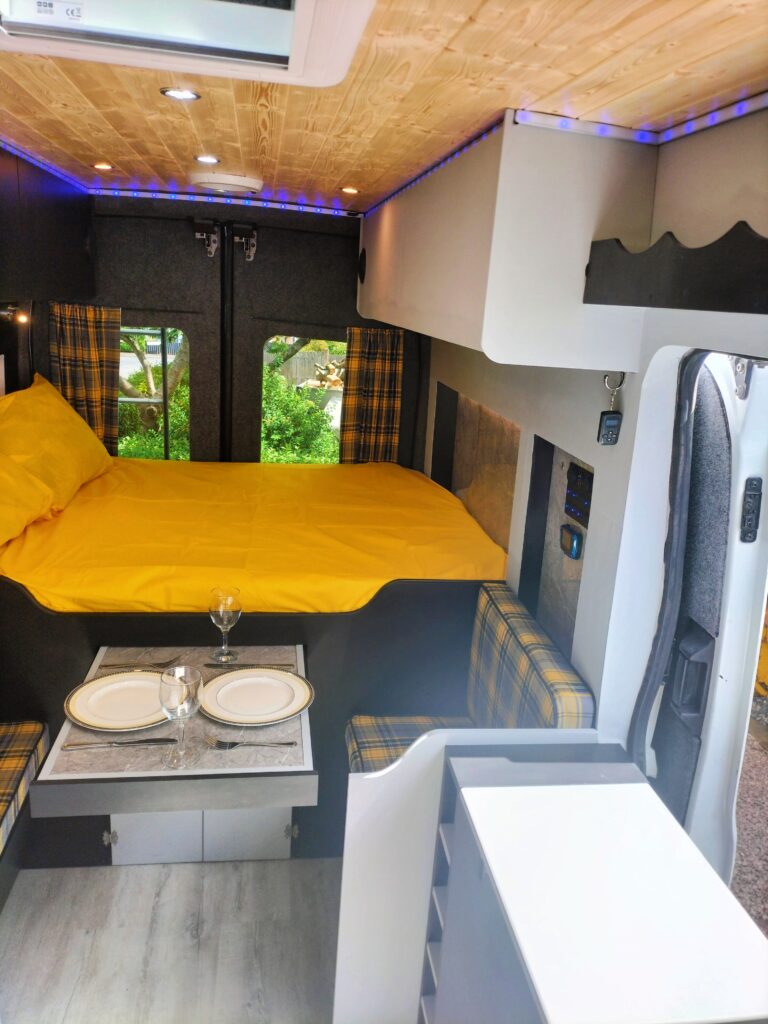 Stunning brand new top spec lwb high top transit conversion | Quirky ...