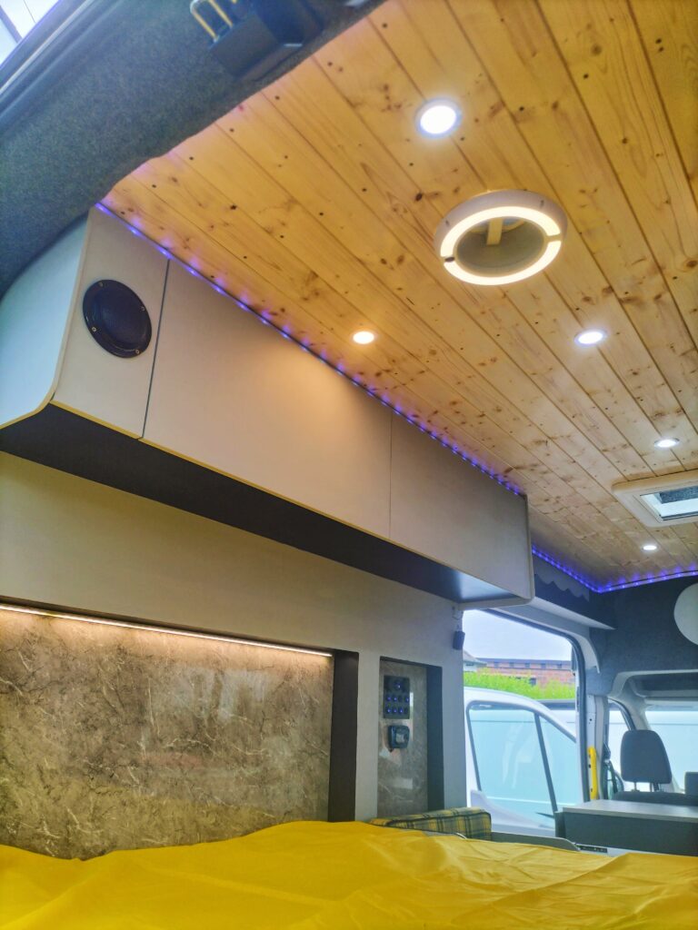 Stunning brand new top spec lwb high top transit conversion | Quirky ...