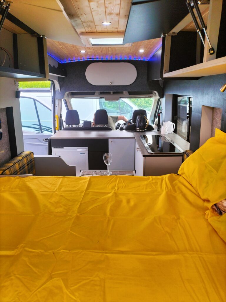 Stunning brand new top spec lwb high top transit conversion | Quirky ...