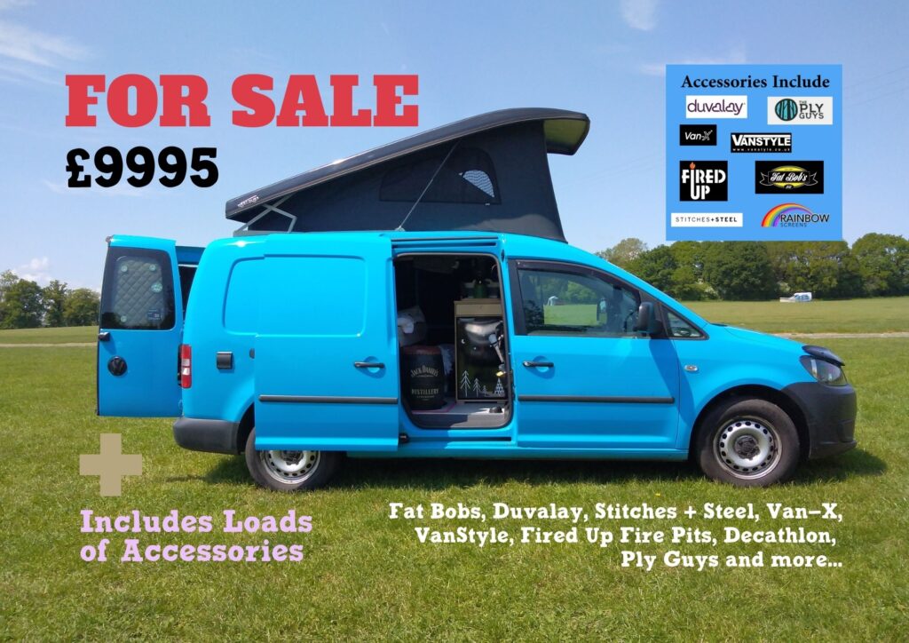 VW CADDY MAXI CAMPERVAN WITH POP TOP - READY FOR THE SUMMER ☀️ BRITISH ...