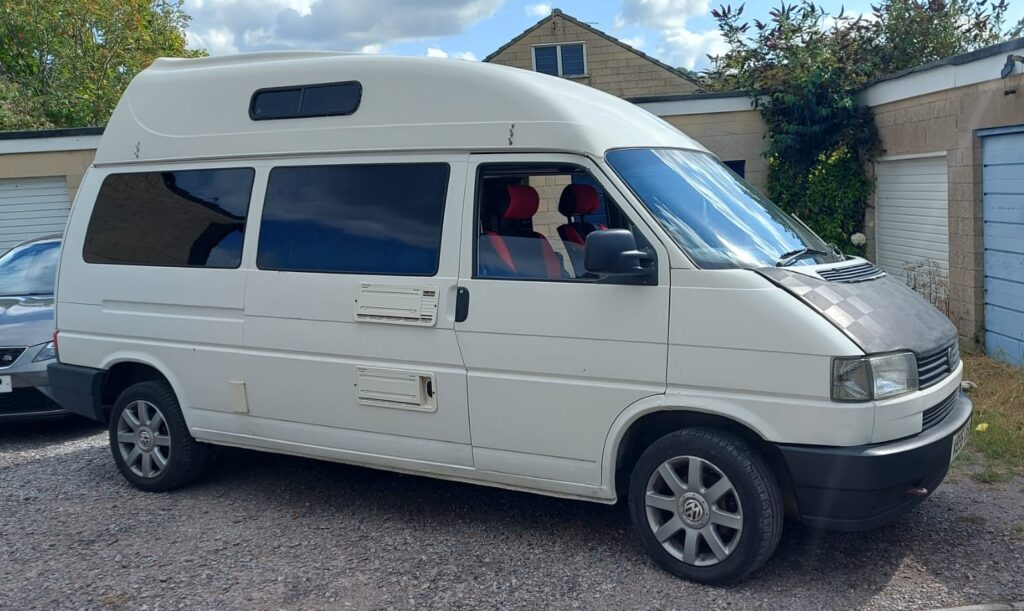 Volkswagen T4 campervan with a sleeping capacity of five, it's perfect ...