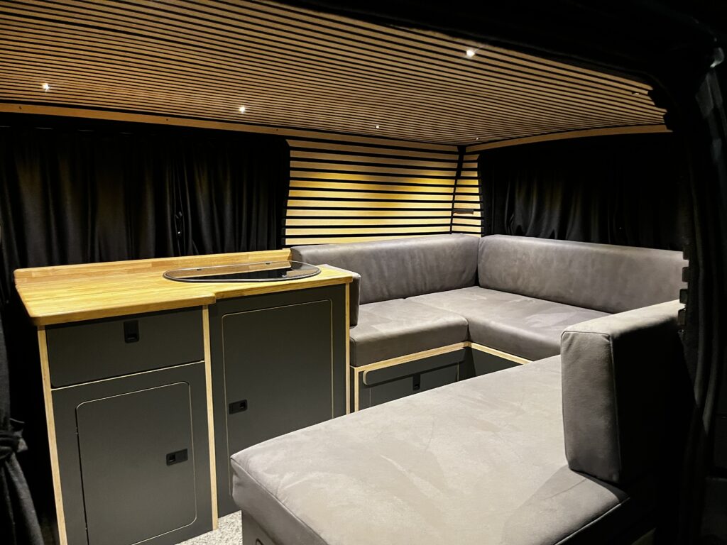 Bespoke Mercedes Vito 113 cdi sport 2 birth camper | Quirky Campers
