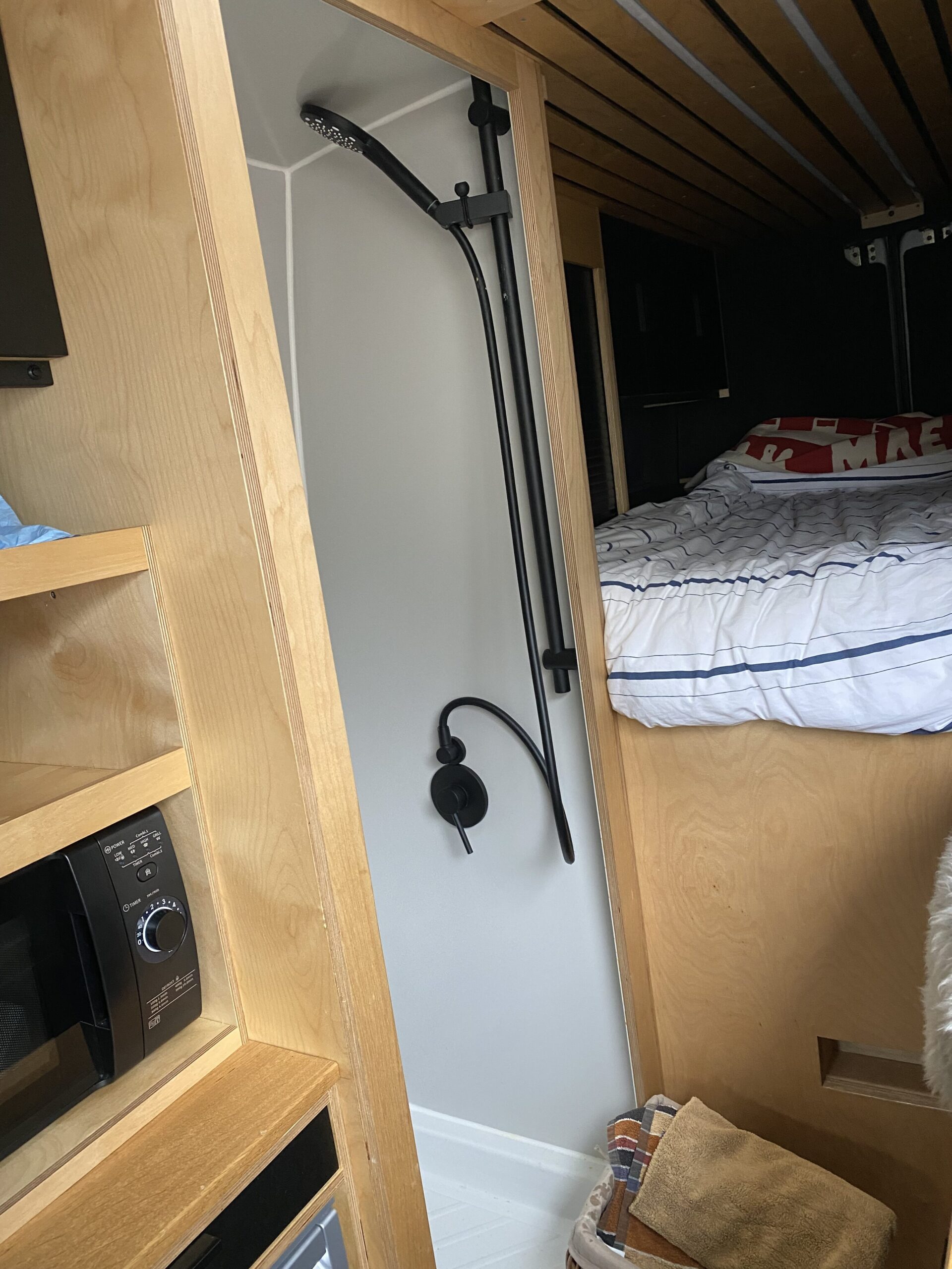 Outstanding off-grid birchwood conversion by father & son cabinetmakers ...