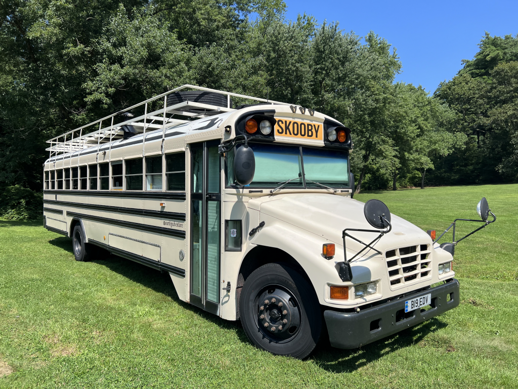 American Skoolie Off Grid Motorhome (UK registered) | Quirky Campers