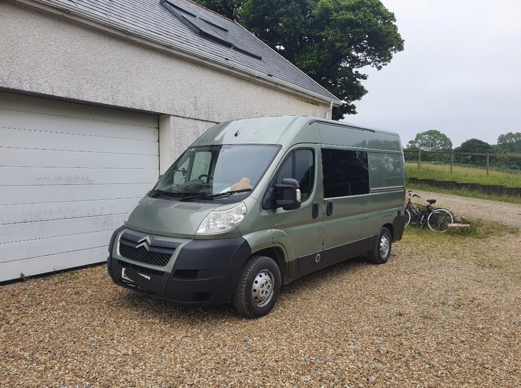 Beautiful green Relay, fully off grid | Quirky Campers