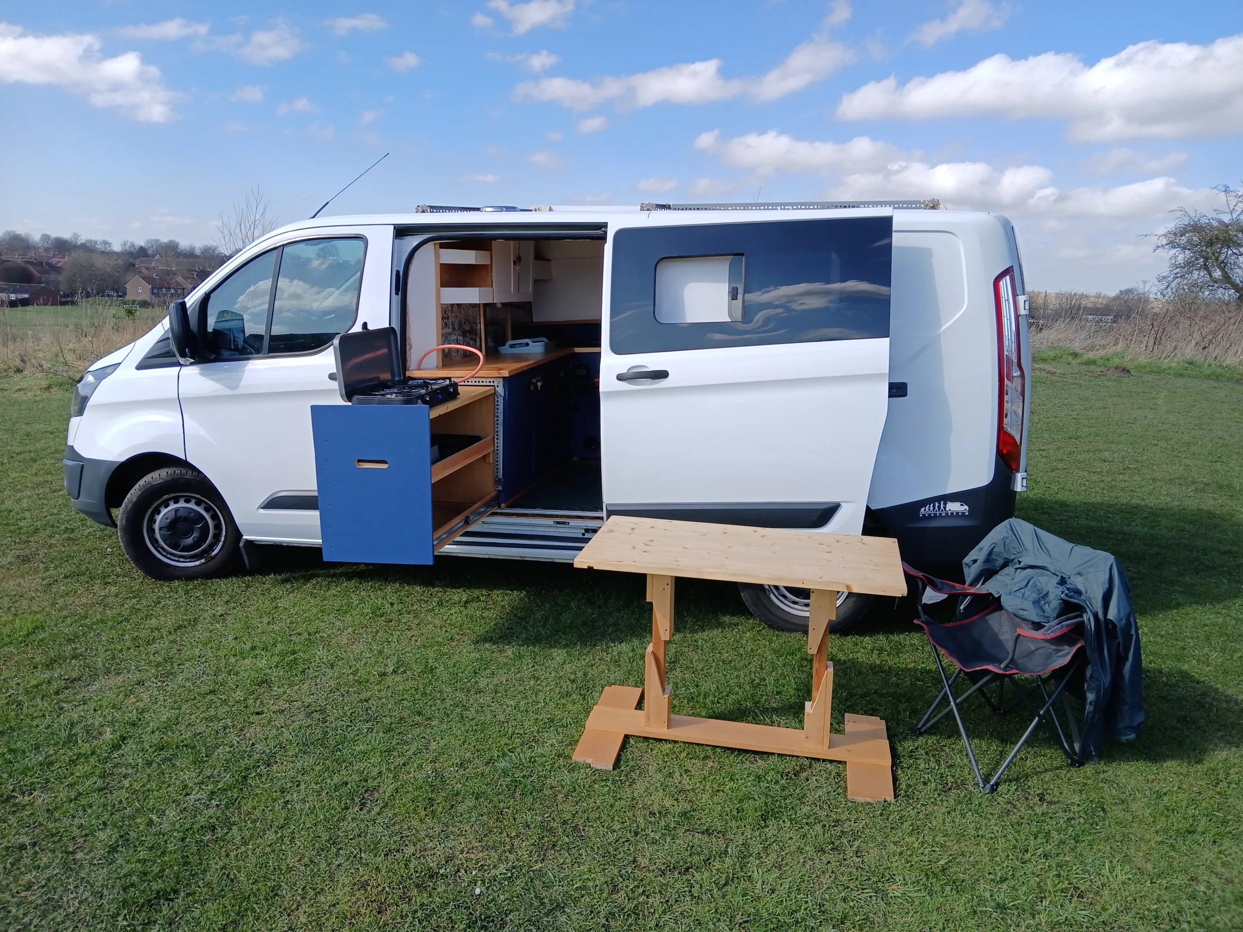 Off-Grid, Stealth Self Build - L2 H1 Ford Transit Custom 2016 | Quirky ...