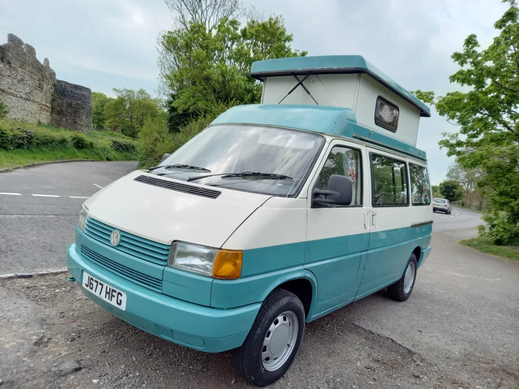 Classic VW Transporter T4 - 4 Berth Camper - Hard Sided Pop Top ...