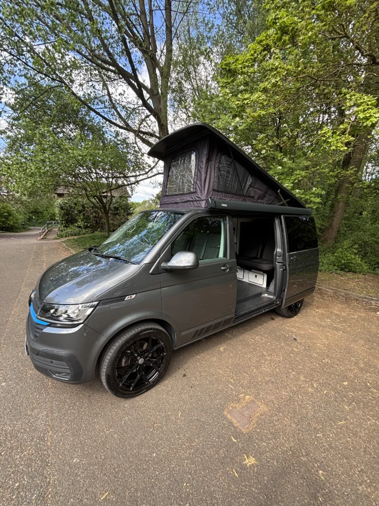 Stunning Indium Grey VW Transporter T6.1 | Quirky Campers