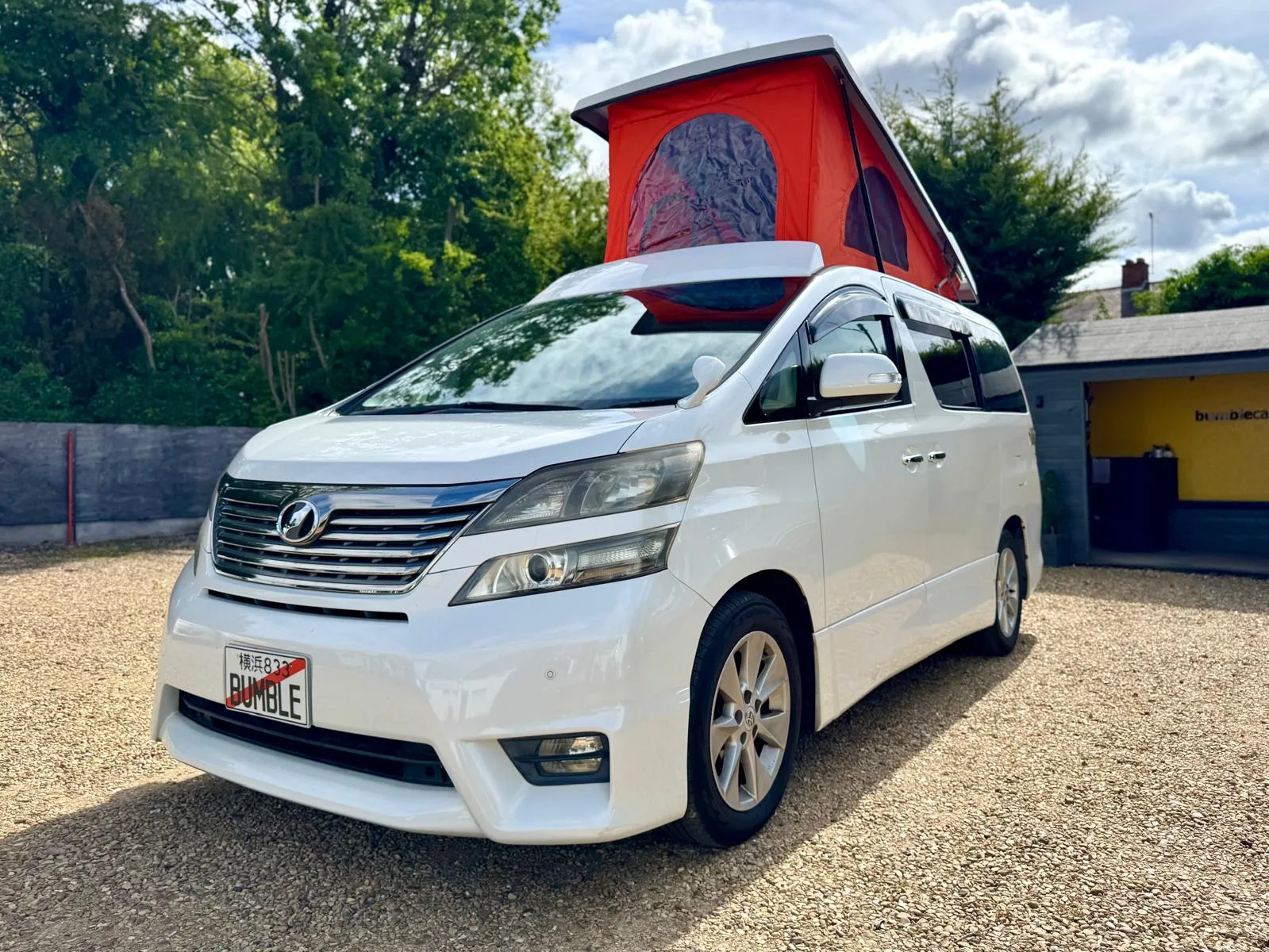 Toyota Vellfire Campervan | Rock & Roll Bed, Pop Top | Auto | ULEZ ...