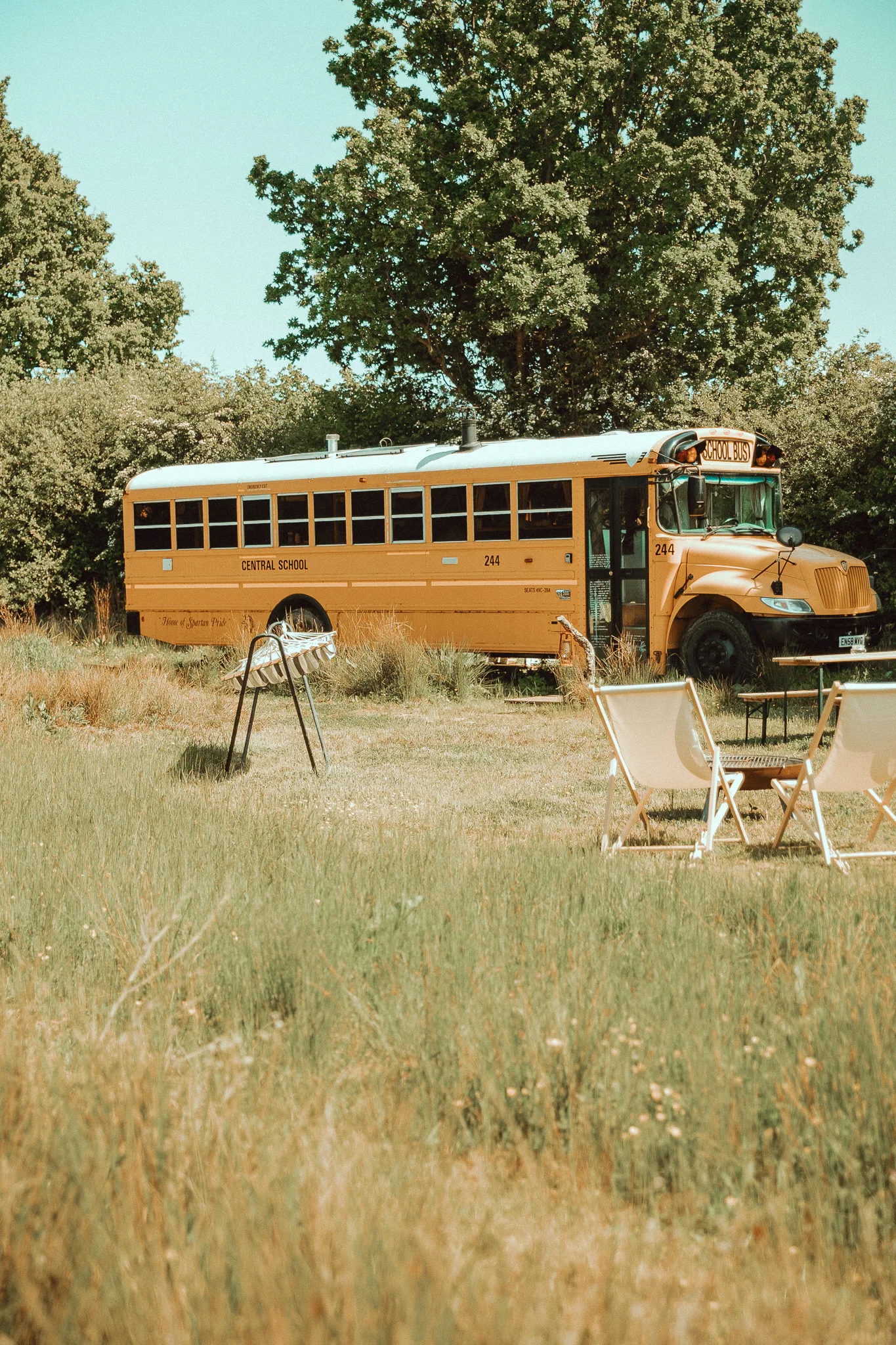 Hilda the Bus – Luxe Off-Grid American Skoolie Conversion, Ready for ...