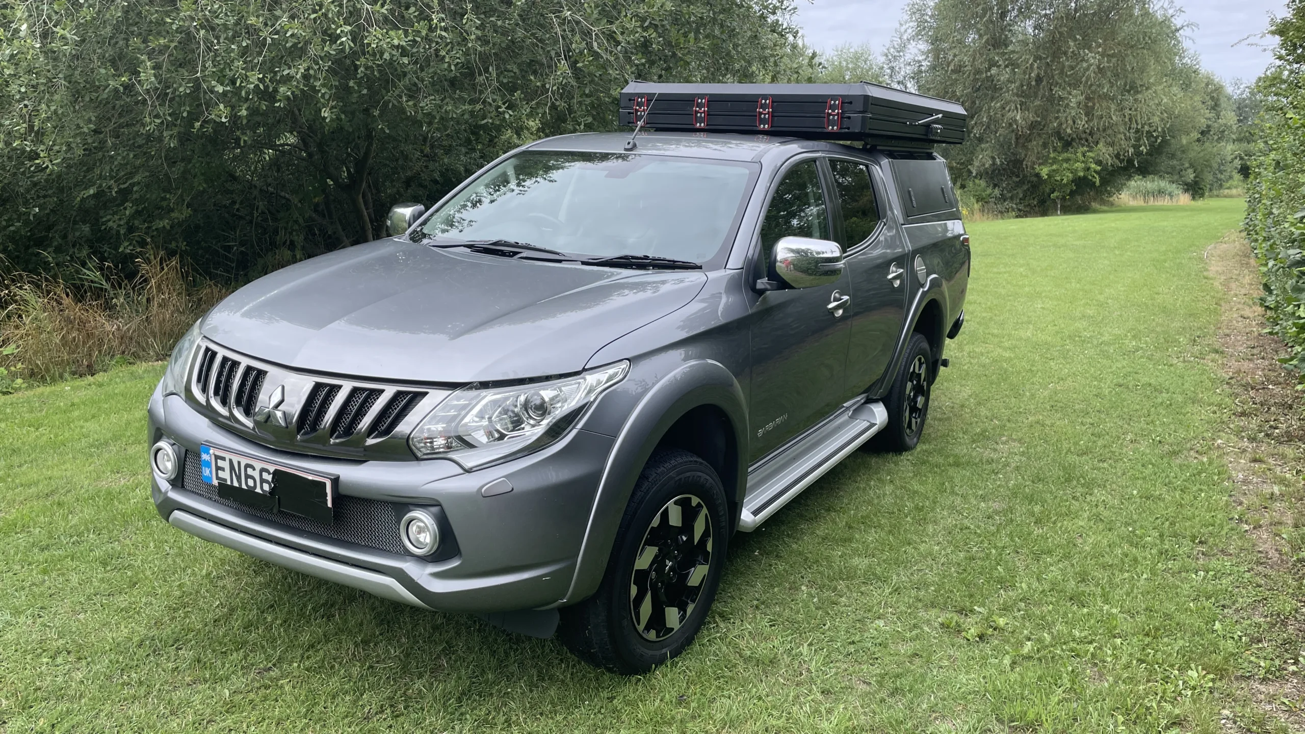 Mitsubishi L200 Double Cab Barbarian with Roof Top Tent | Quirky Campers