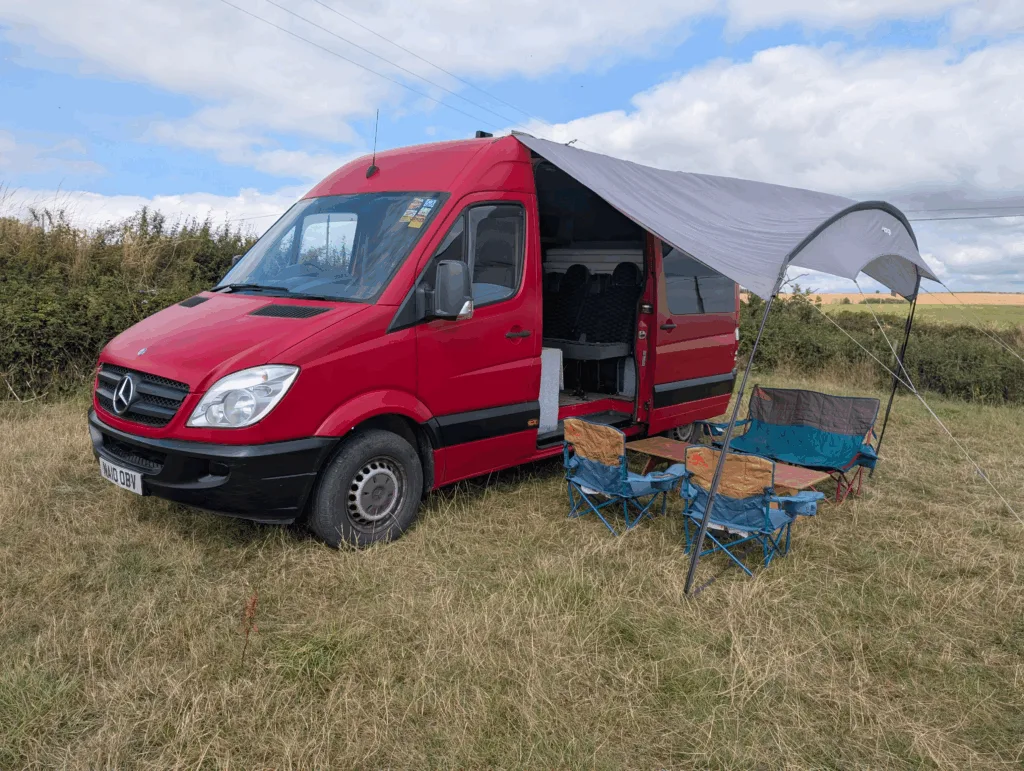 Mercedes Sprinter Weekend Race Van / Camper | Quirky Campers