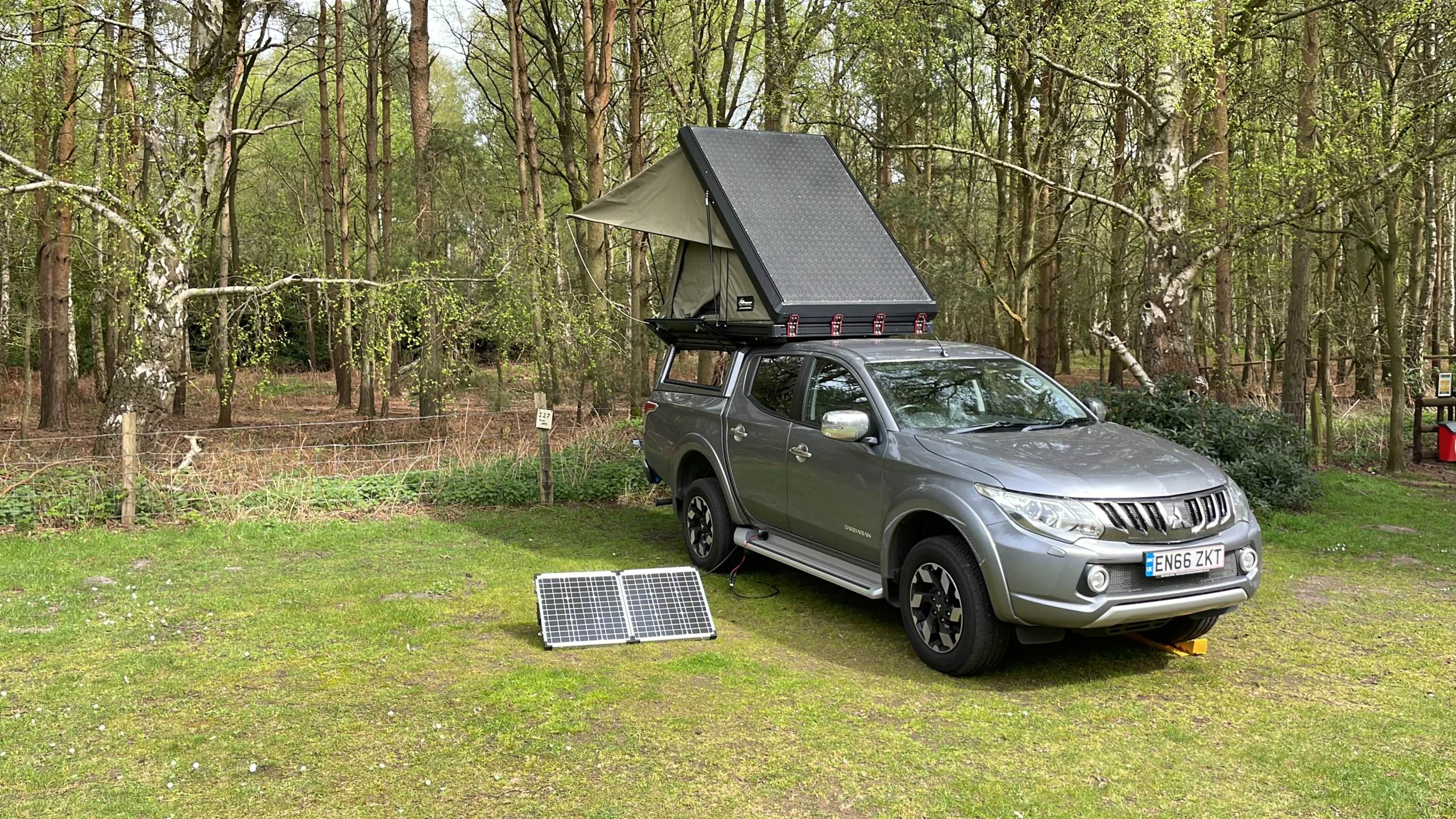 Mitsubishi L200 Double Cab Barbarian with Roof Top Tent | Quirky Campers