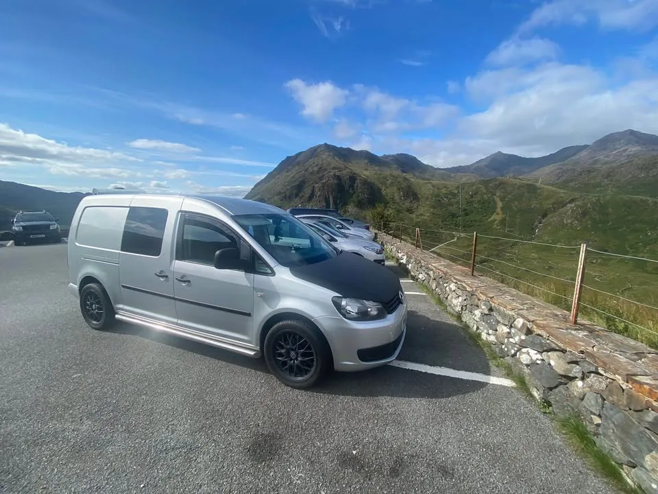 VW Caddy Maxi Kombi Micro Camper 12 Months MOT Runs Perfectly. 4 Seats ...